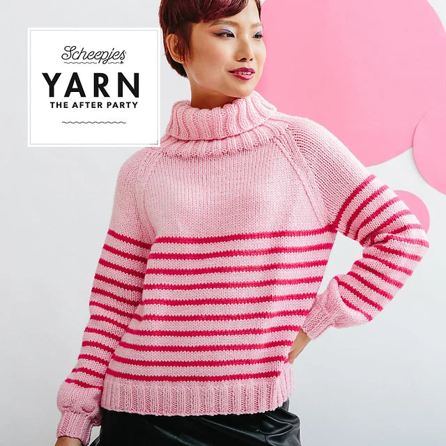 Scheepjes Yarn The After Party no. 128 - Borderlines Jumper (booklet ...