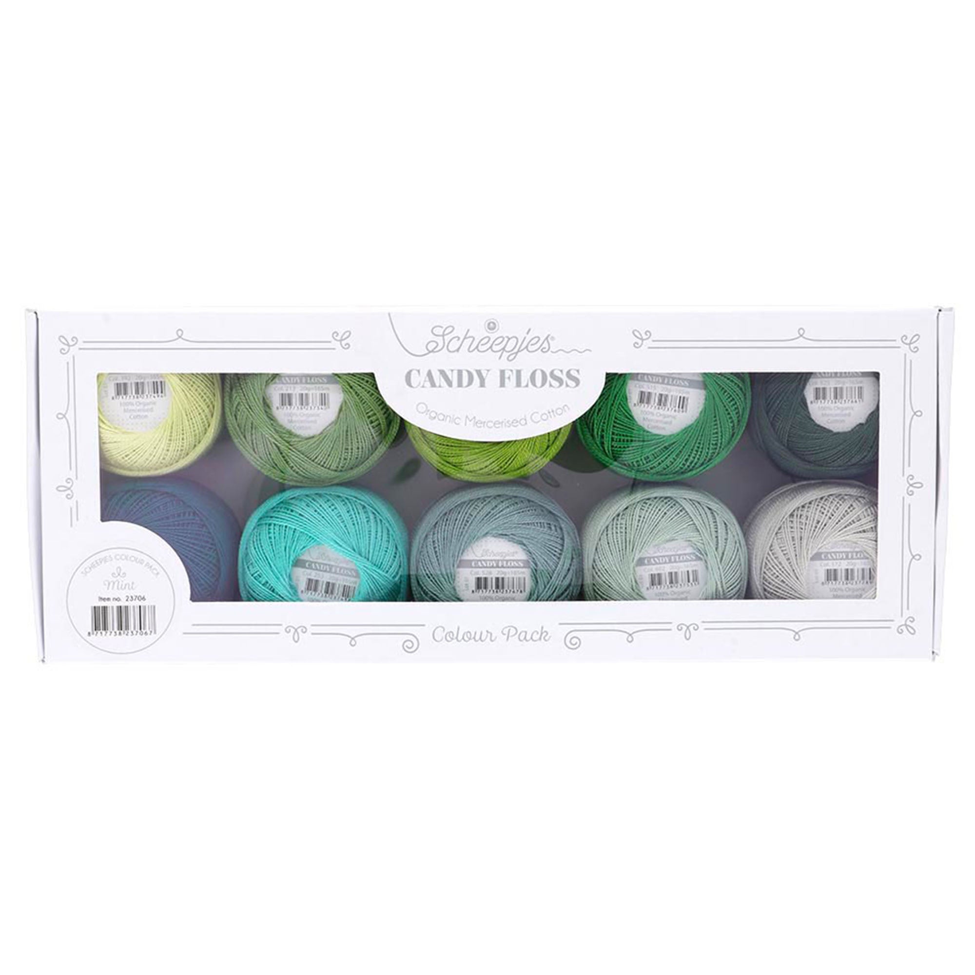 Scheepjes Candy Floss Colour Pack - Mint – Yarnalicious