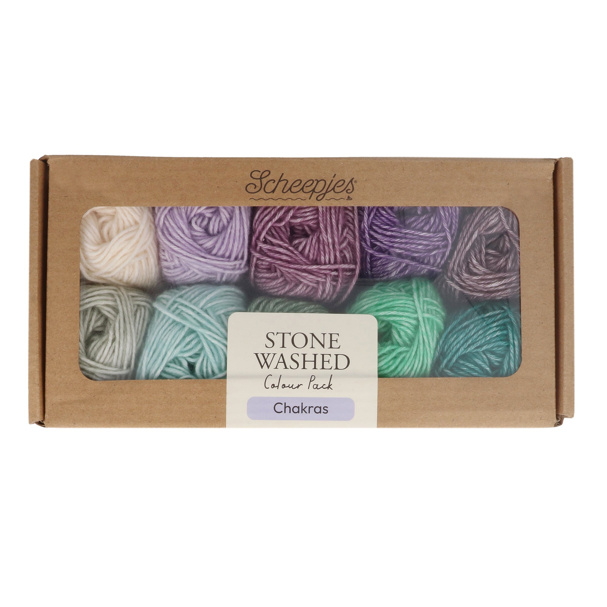 Scheepjes Stone Washed Colour Pack - Chakras – Yarnalicious