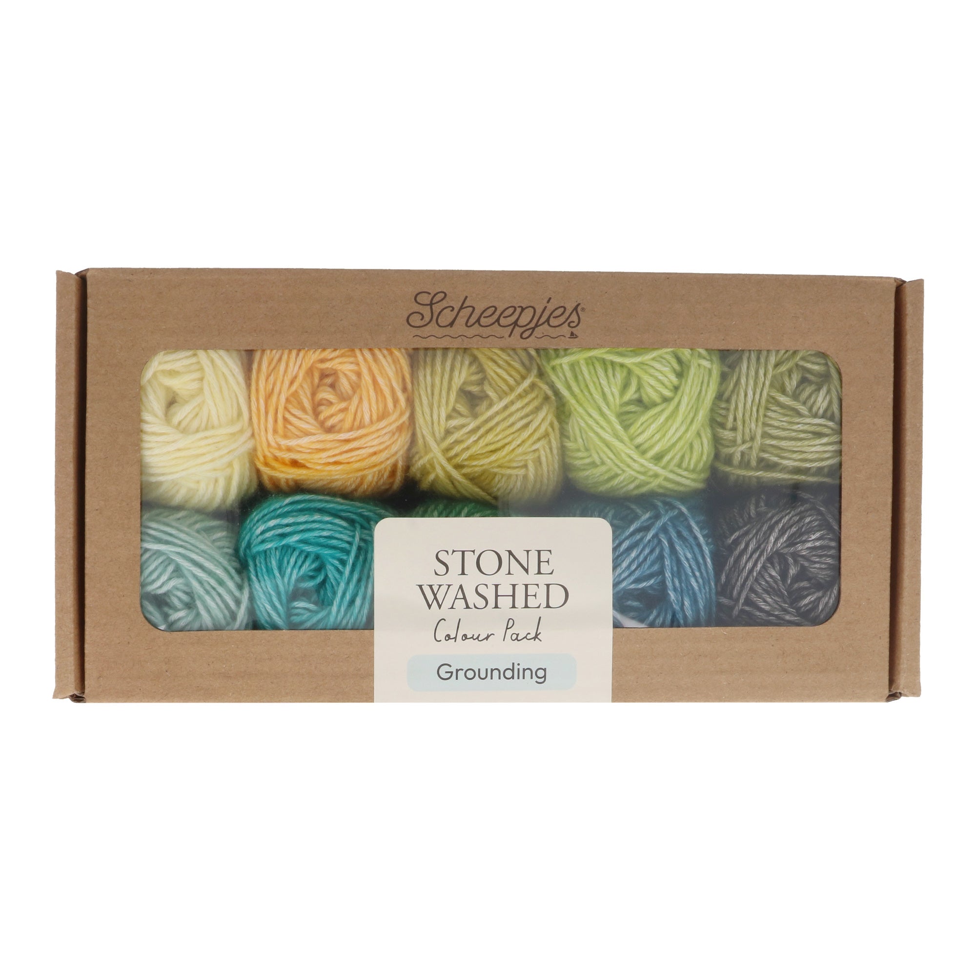 Scheepjes Stone Washed Colour Pack - Grounding – Yarnalicious