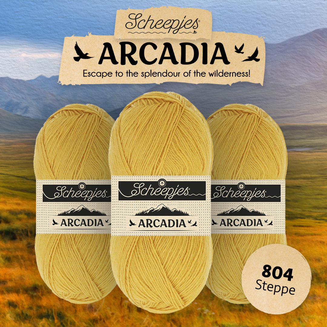 Scheepjes Arcadia Solid - 804 Steppe – Yarnalicious