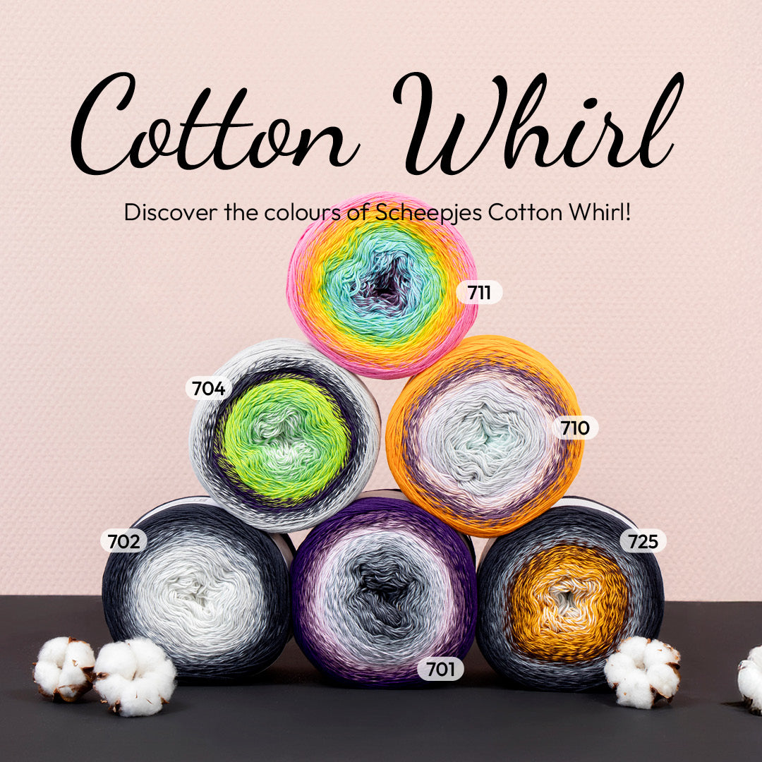 Scheepjes Cotton Whirl - 701 Grape Jam – Yarnalicious