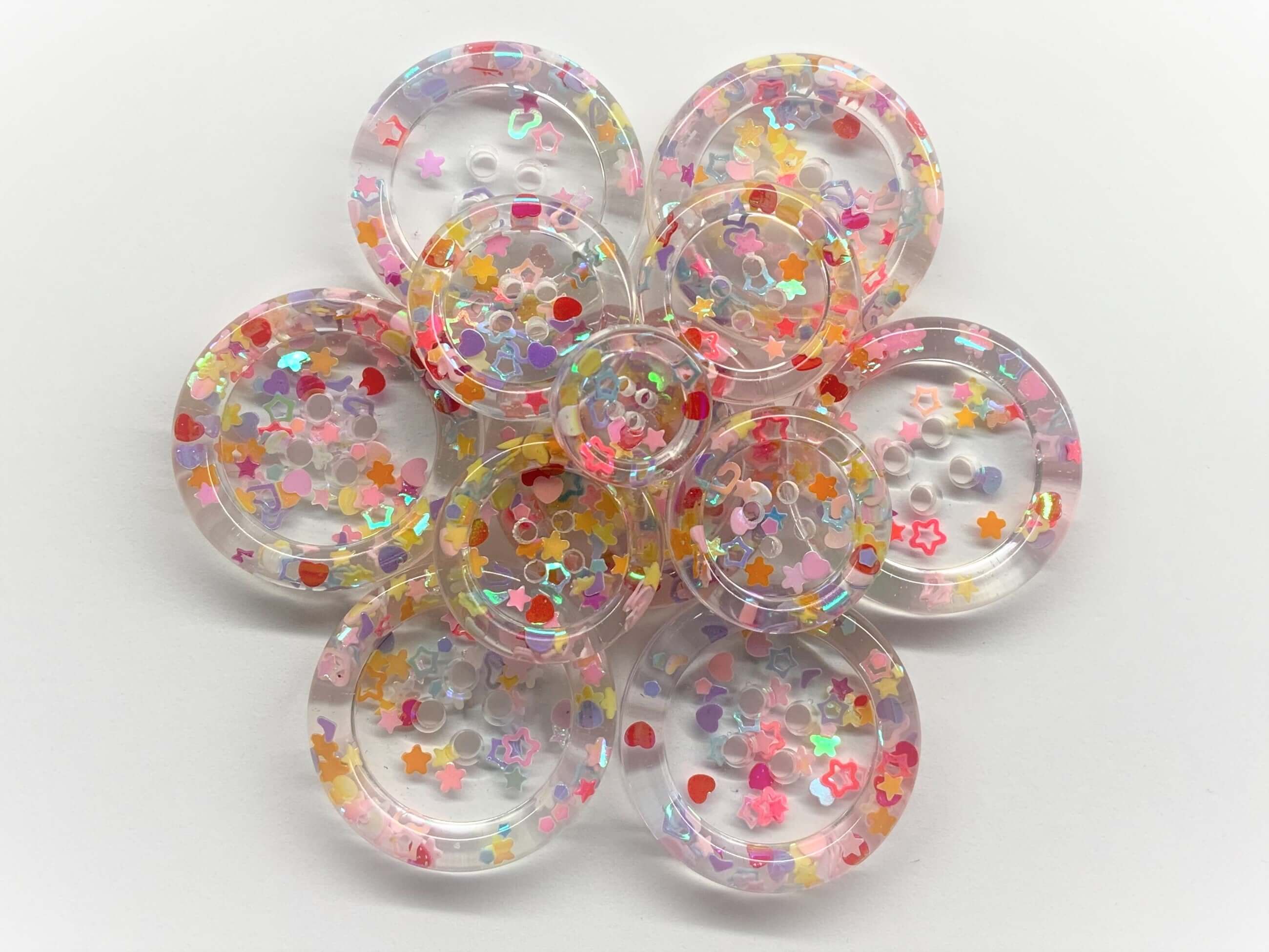Confetti Buttons - B002 – Yarnalicious
